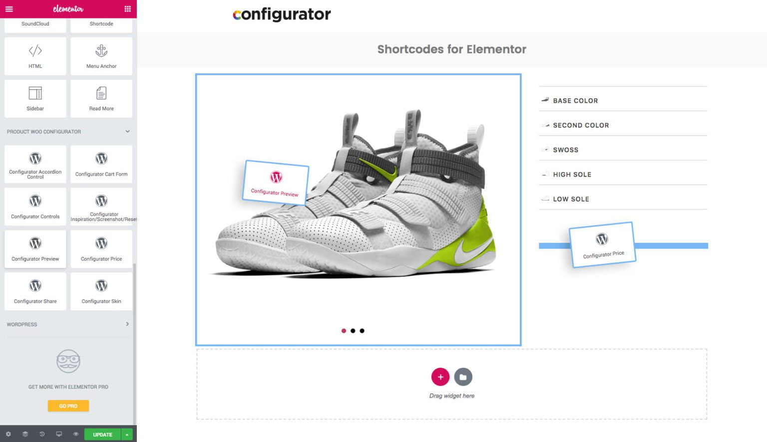 Pro Add-ons - WP Configurator